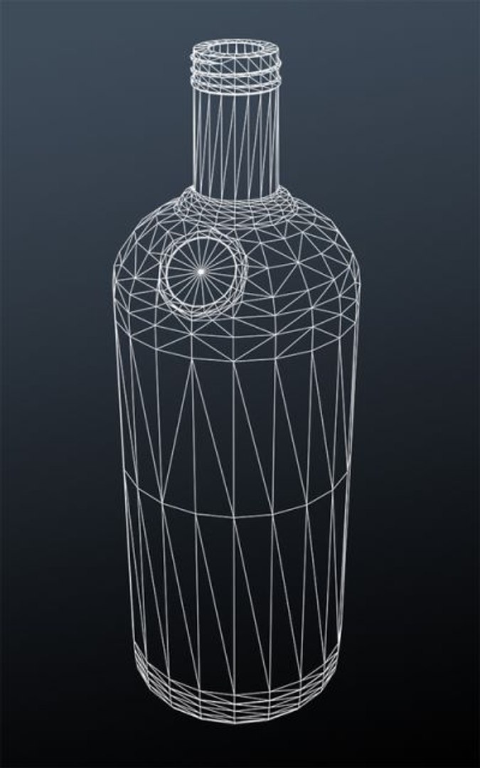Realistic Absolut Vodka Bottle Cap 3d Max