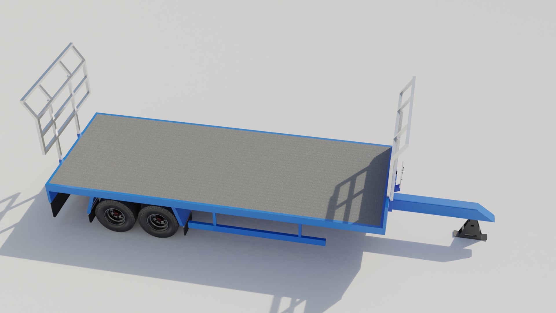 3D Agricultural Trailer Low-poly 3D model - TurboSquid 1864926