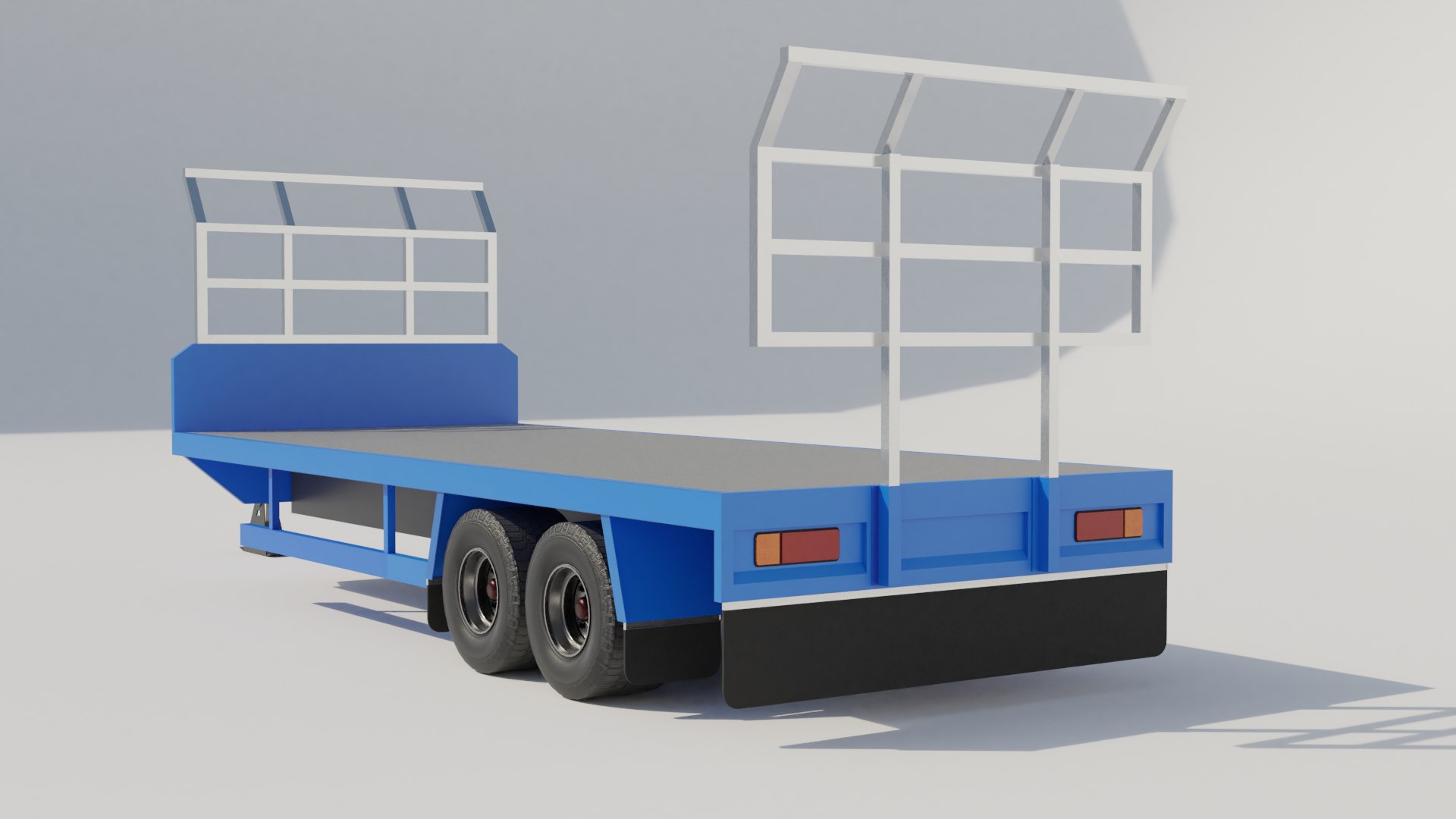 3D Agricultural Trailer Low-poly 3D model - TurboSquid 1864926
