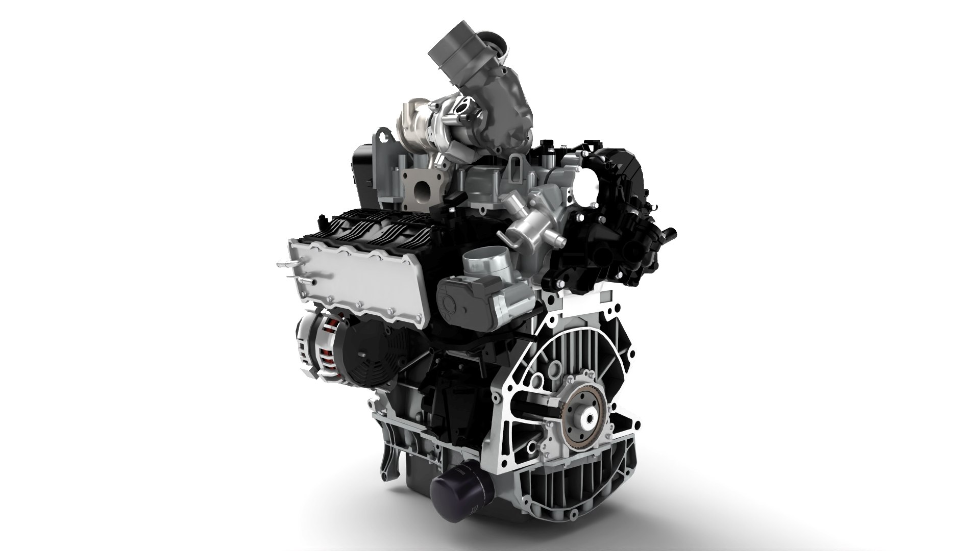 3D Volkswagen EA211 Engine Model - TurboSquid 2198166