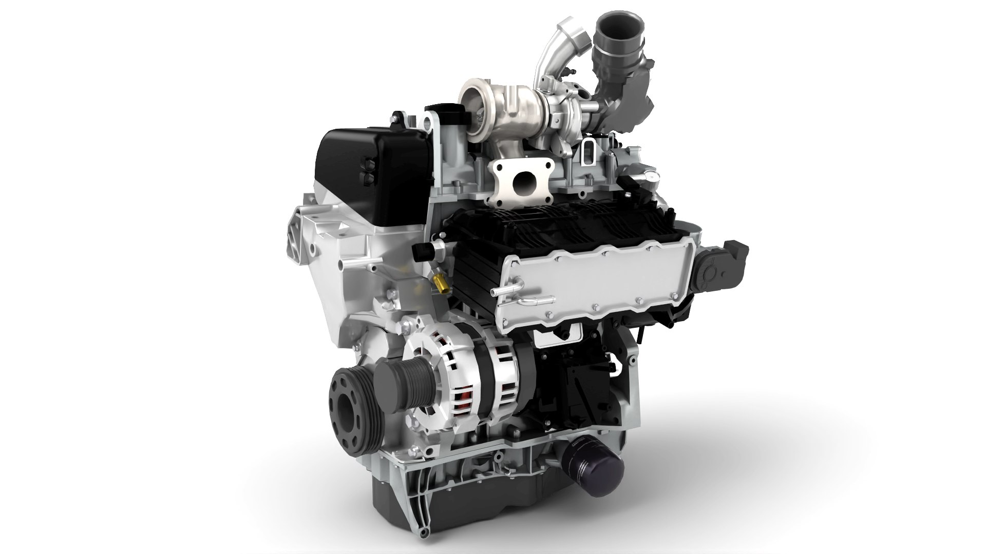 3D Volkswagen EA211 Engine Model - TurboSquid 2198166