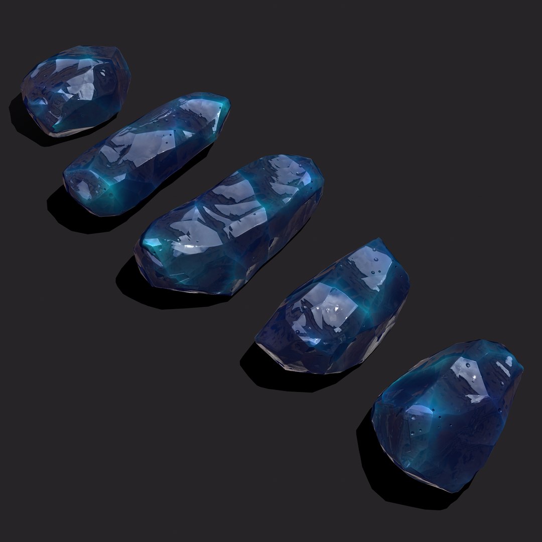 Jewels Blue 3D Model - TurboSquid 1731651