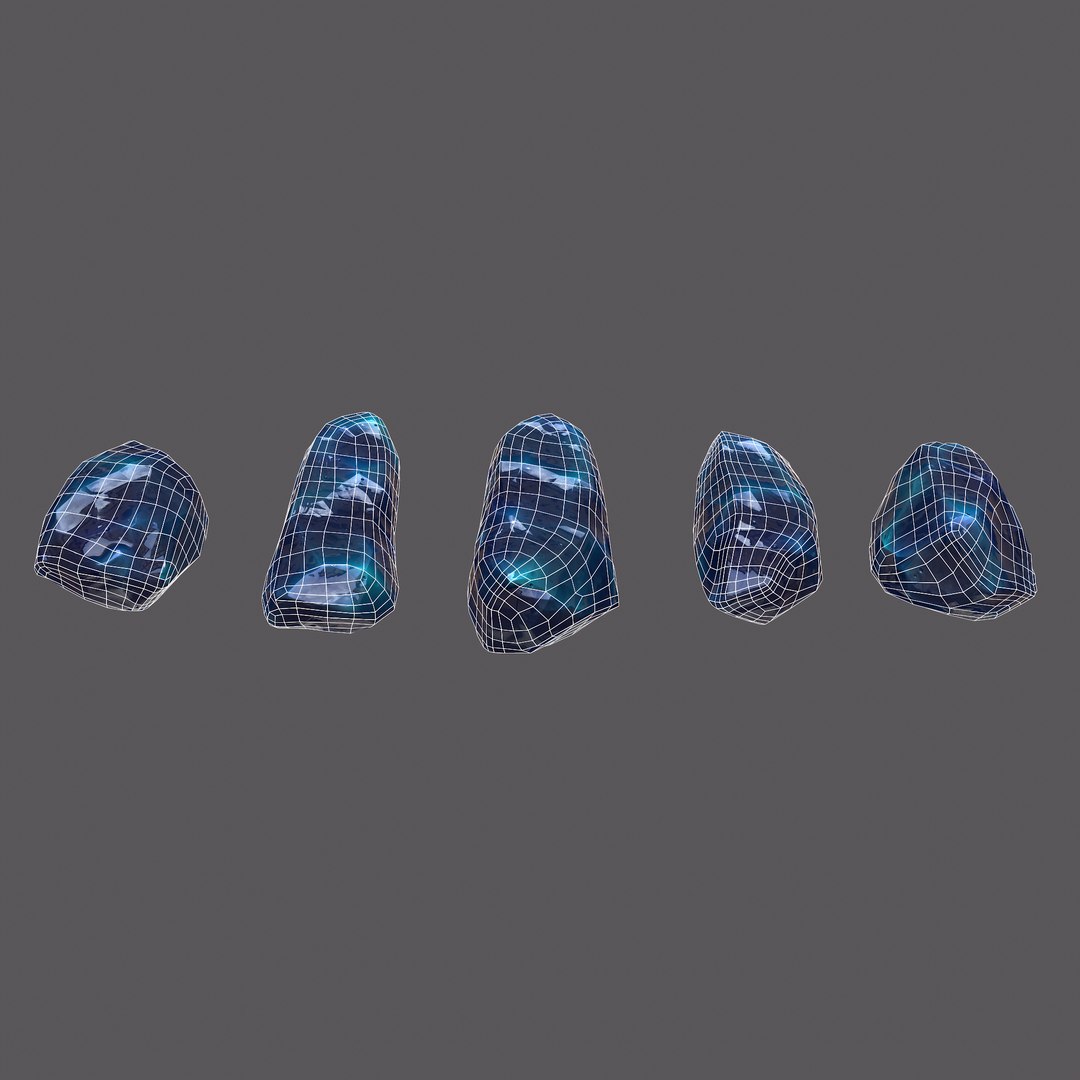 Jewels Blue 3D Model - TurboSquid 1731651