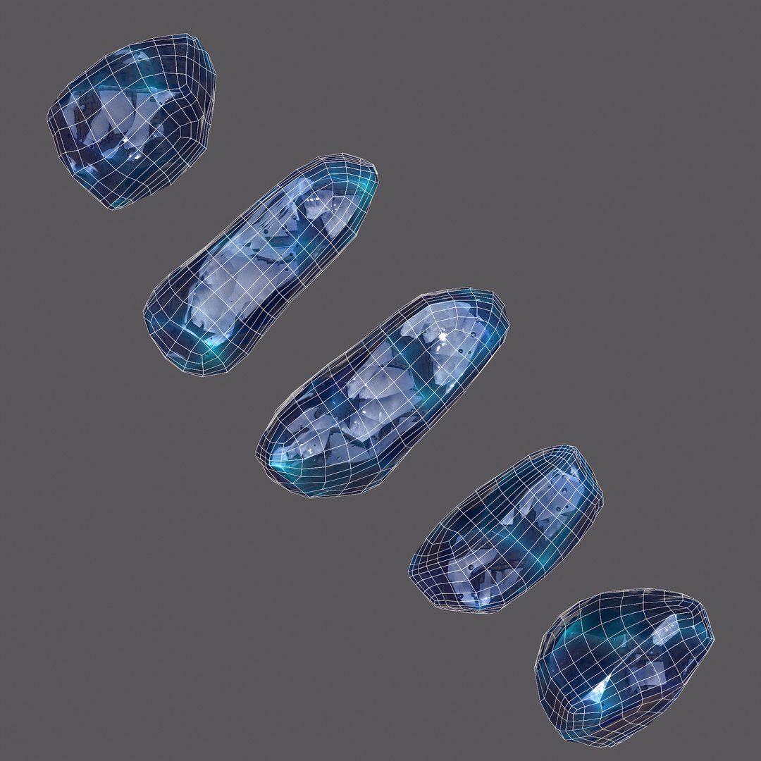 Jewels Blue 3D Model - TurboSquid 1731651