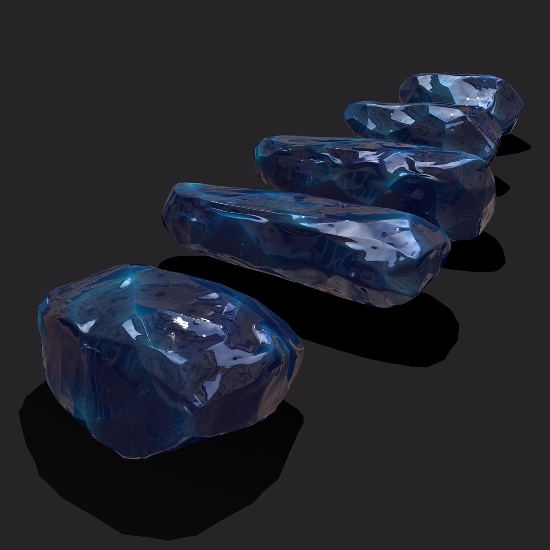 Jewels Blue 3D Model - TurboSquid 1731651