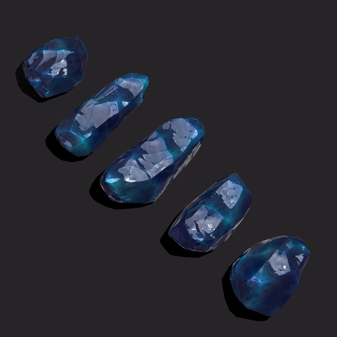 Jewels Blue 3D Model - TurboSquid 1731651