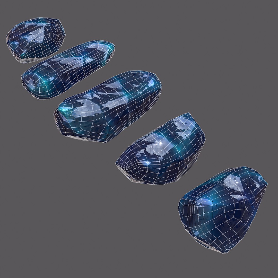 Jewels Blue 3D Model - TurboSquid 1731651