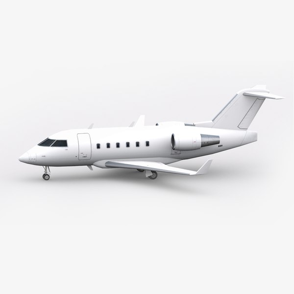 3D Low-Poly Bombardier Challenger CL604 - TurboSquid 1781397