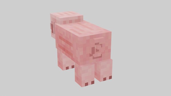 Minecraft Pig 3D 모델 - TurboSquid 2052997
