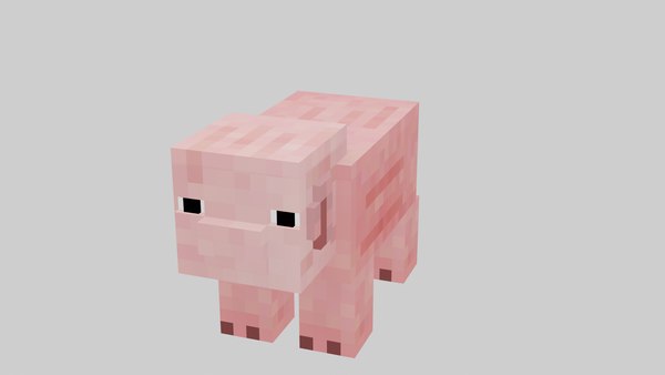 Minecraft Pig 3D 모델 - TurboSquid 2052997