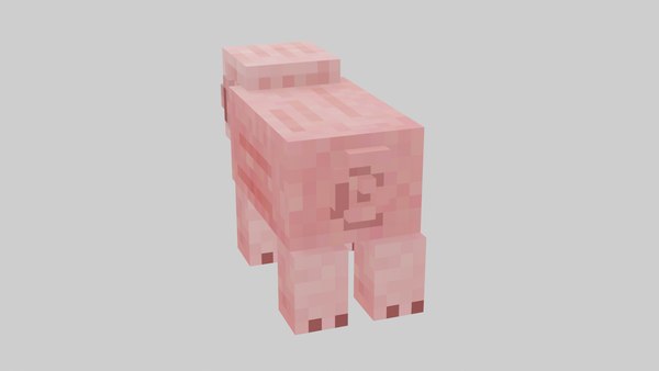 Minecraft Pig 3D 모델 - TurboSquid 2052997