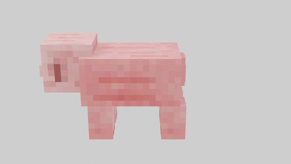 Minecraft Pig 3D 모델 - TurboSquid 2052997