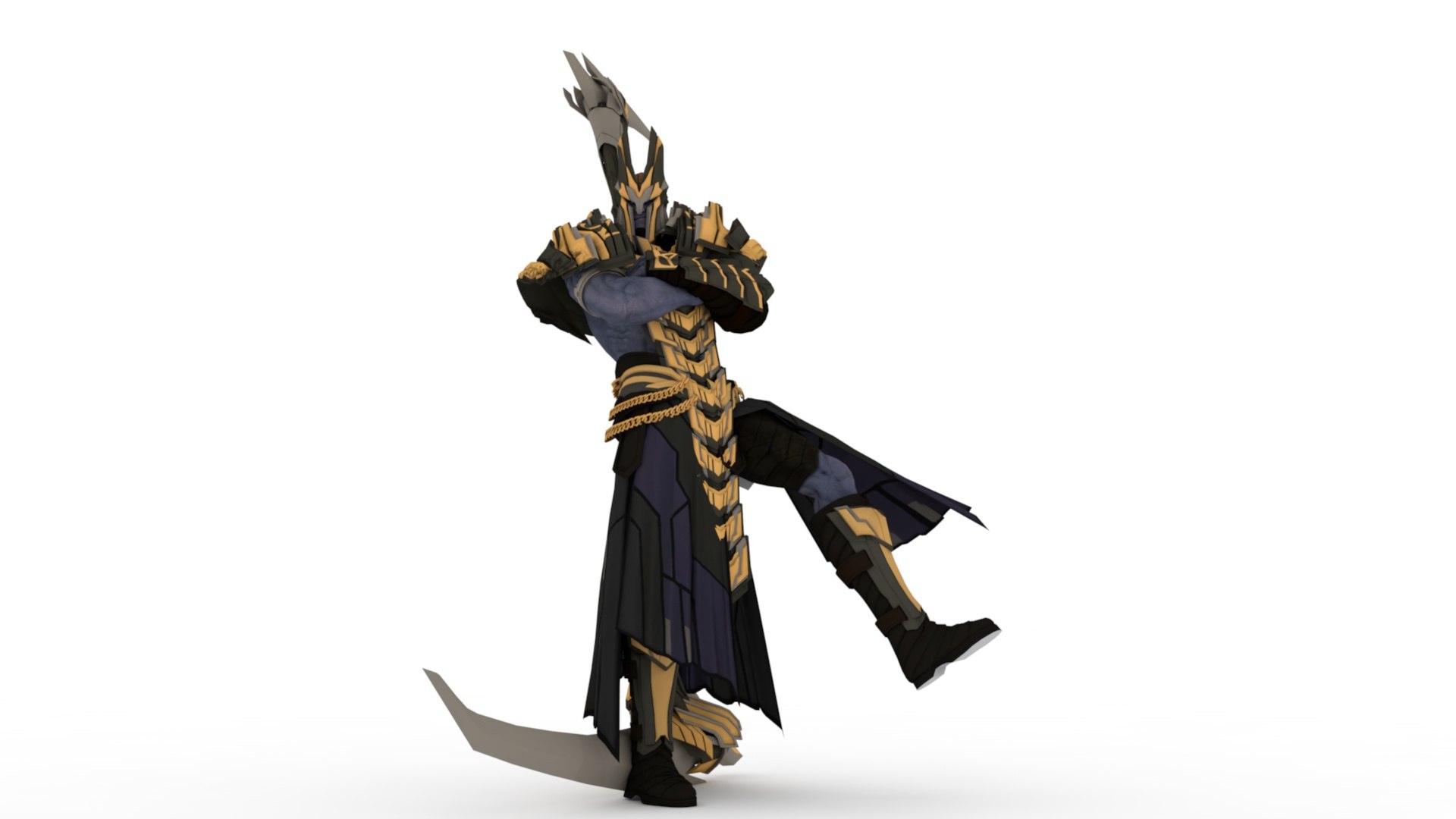 Kronos Warrior Rigged And Animated 3D - TurboSquid 2378192