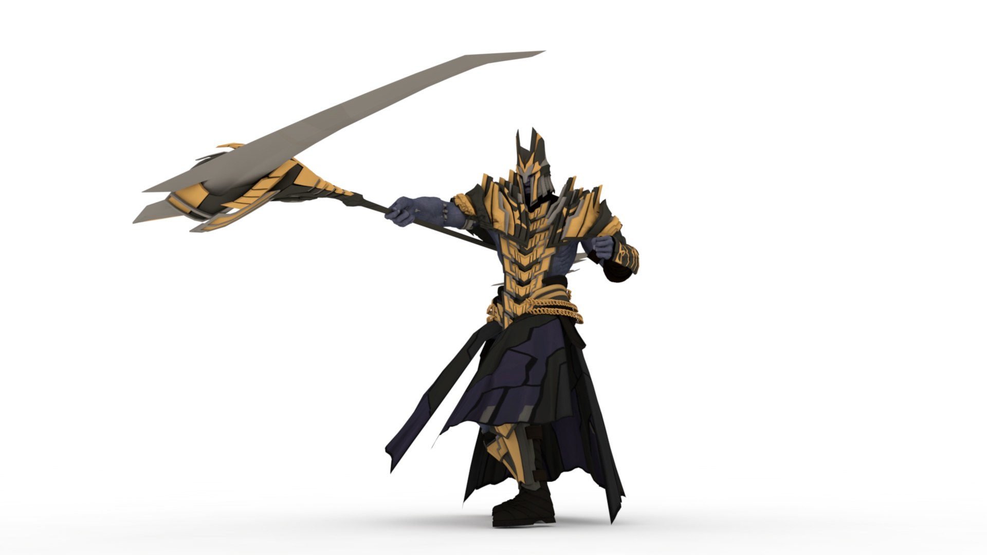 Kronos Warrior Rigged And Animated 3D - TurboSquid 2378192