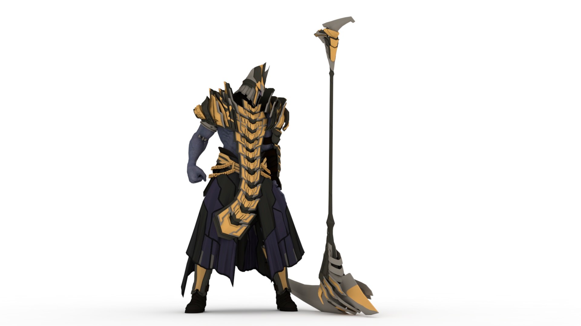 Kronos Warrior Rigged And Animated 3D - TurboSquid 2378192
