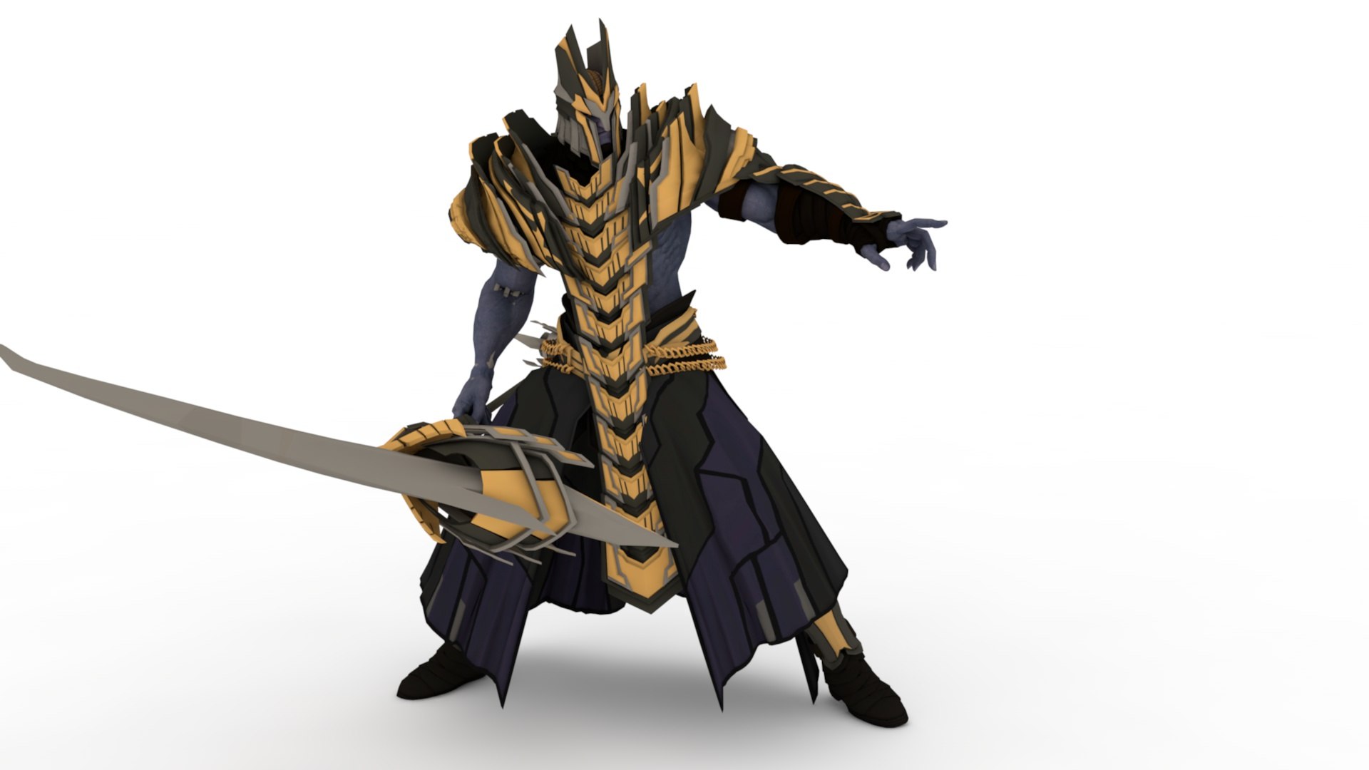 Kronos Warrior Rigged And Animated 3D - TurboSquid 2378192