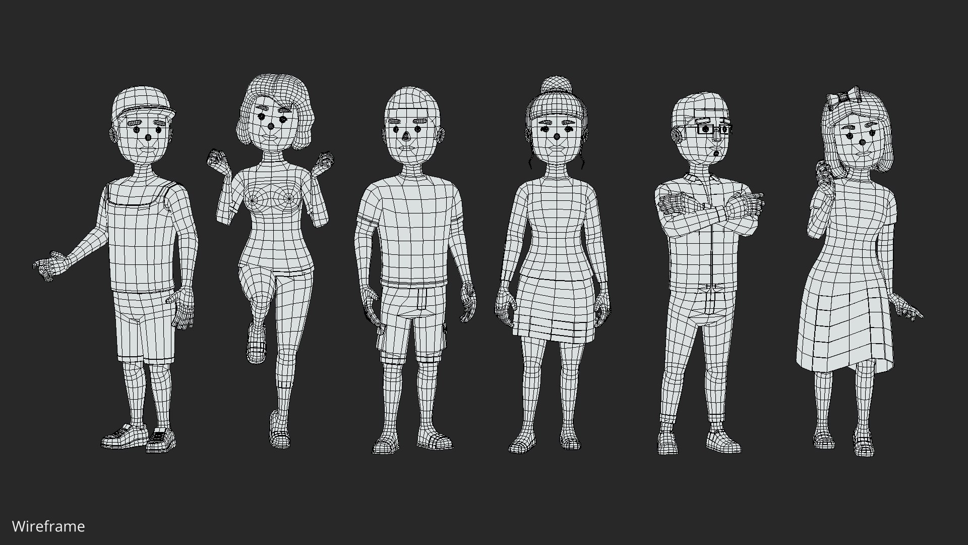 HYPER CASUAL CHARACTERS VOL 4 3D Model - TurboSquid 2009296