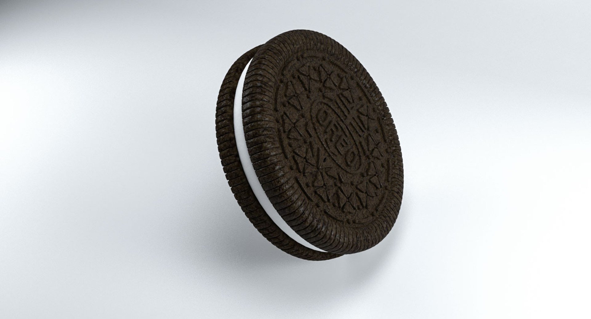 Realistic Oreo Cookie 3d Model
