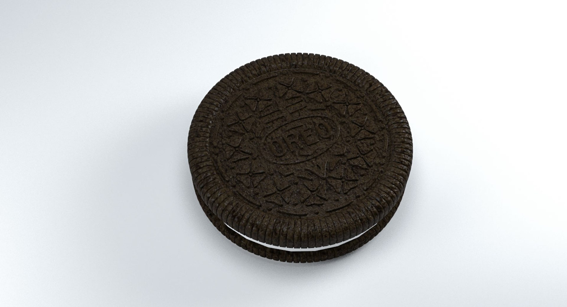 Realistic Oreo Cookie 3d Model