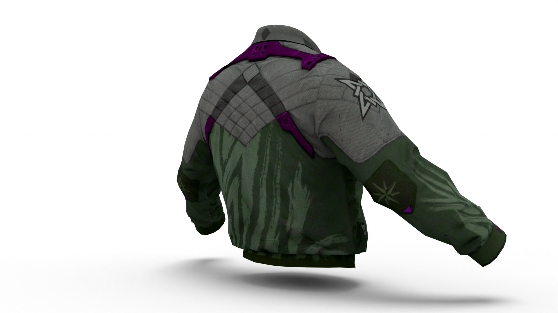 3D Vintage Jacket 3D Model - TurboSquid 2218102