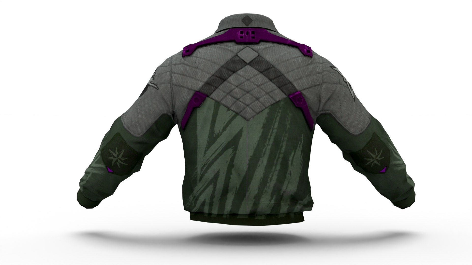 3D Vintage Jacket 3D Model - TurboSquid 2218102