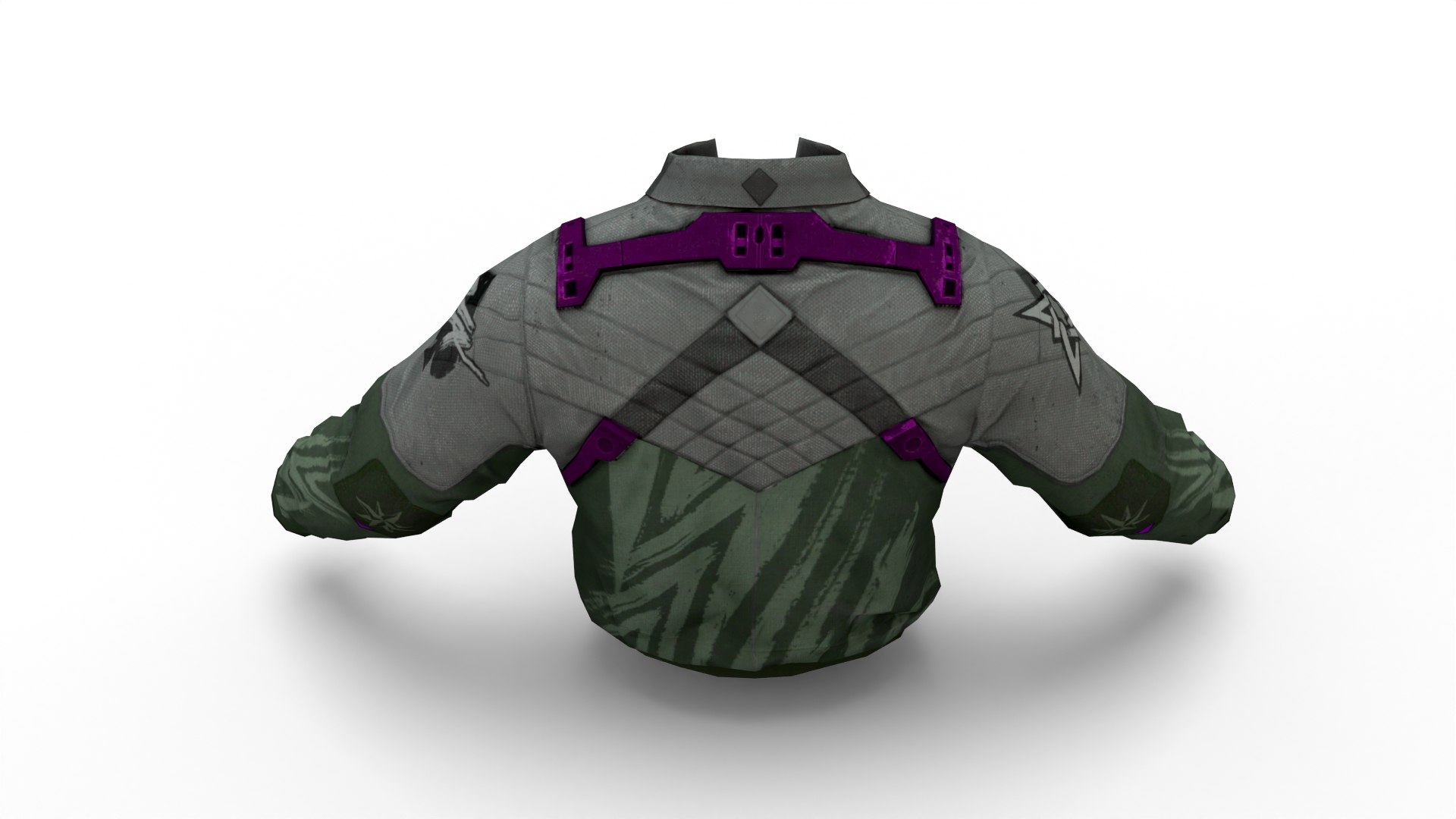 3D Vintage Jacket 3D Model - TurboSquid 2218102