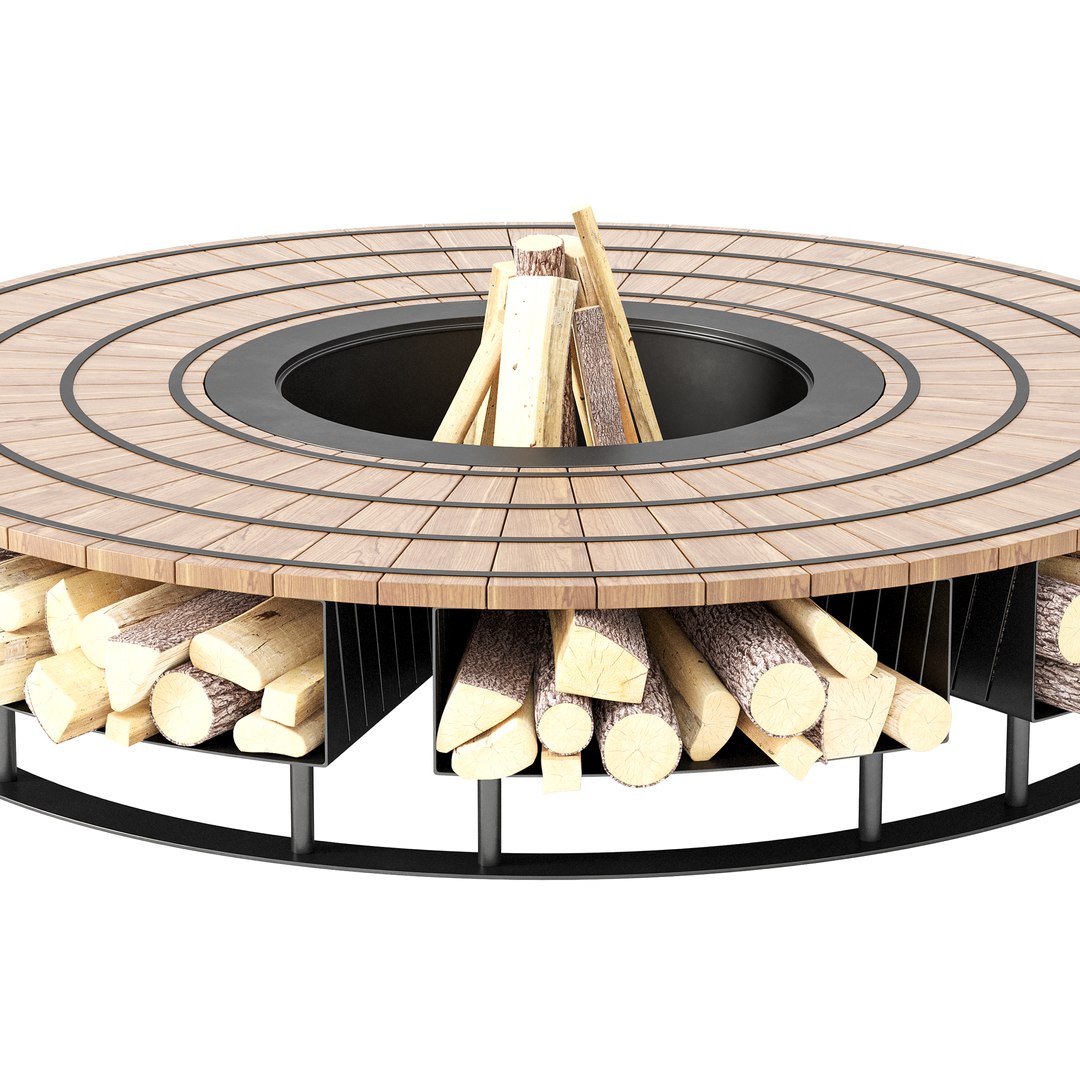 3D Fire Pit 08 Model - TurboSquid 2215377