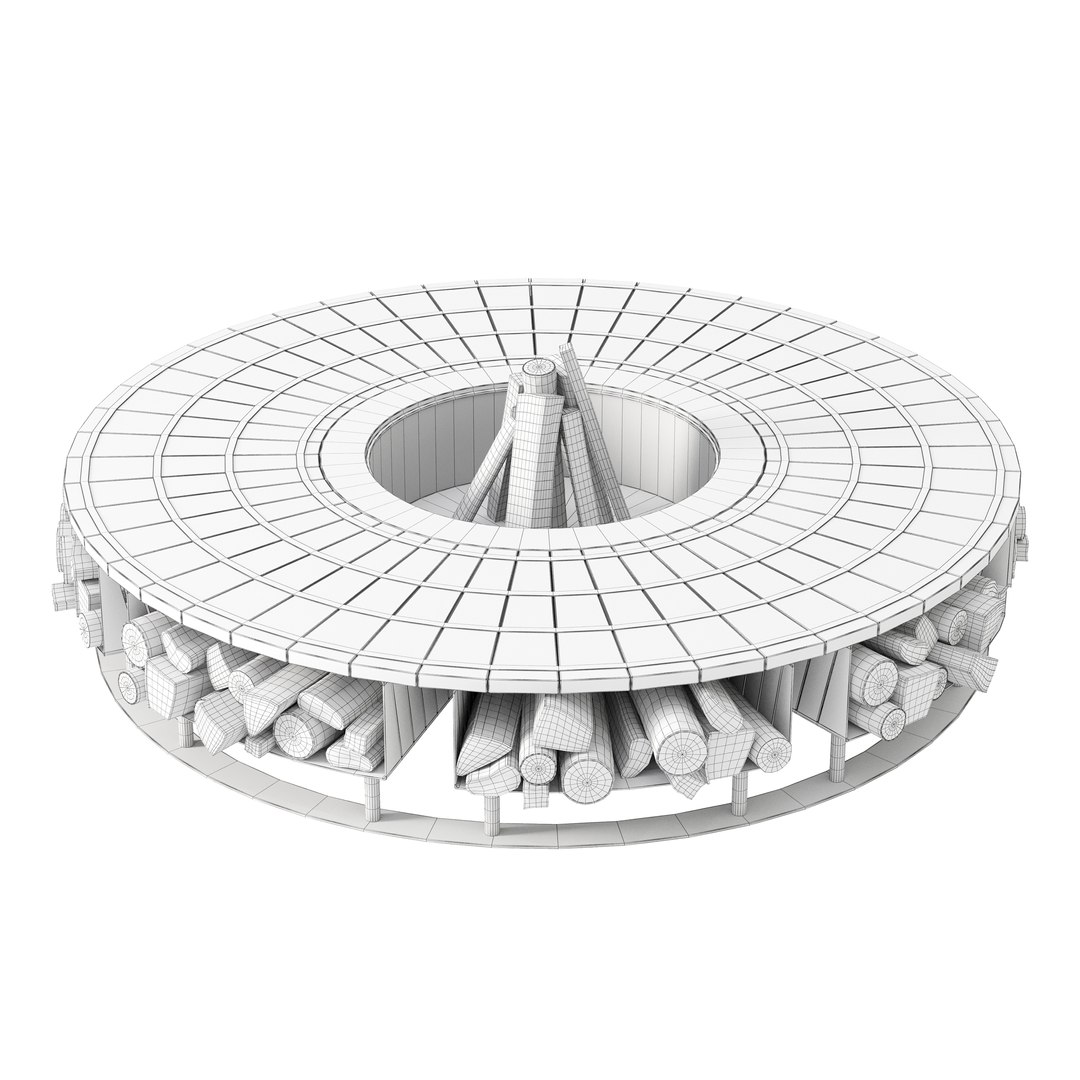 3D Fire Pit 08 Model - TurboSquid 2215377