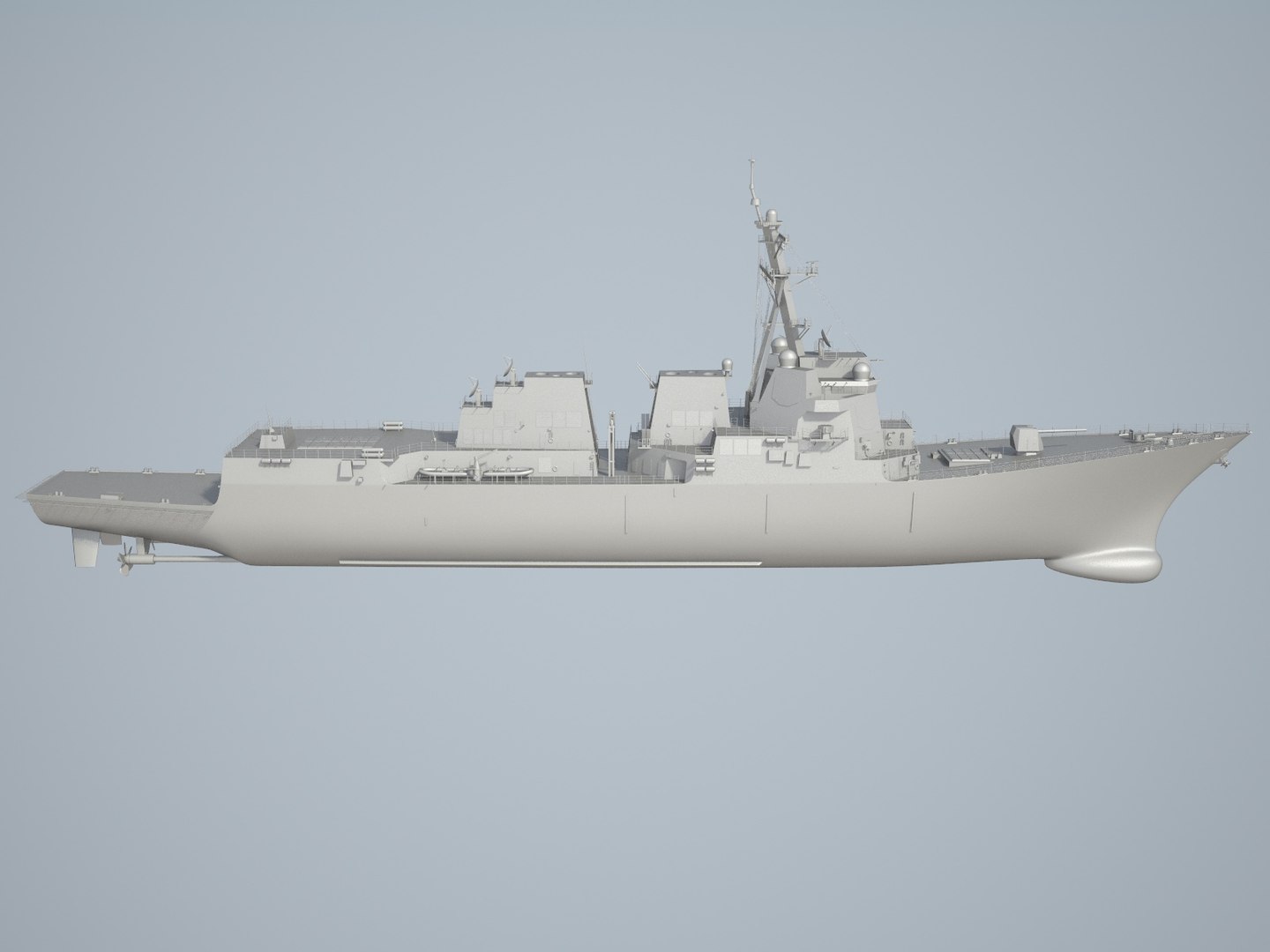 3d Model Uss Forrest Sherman