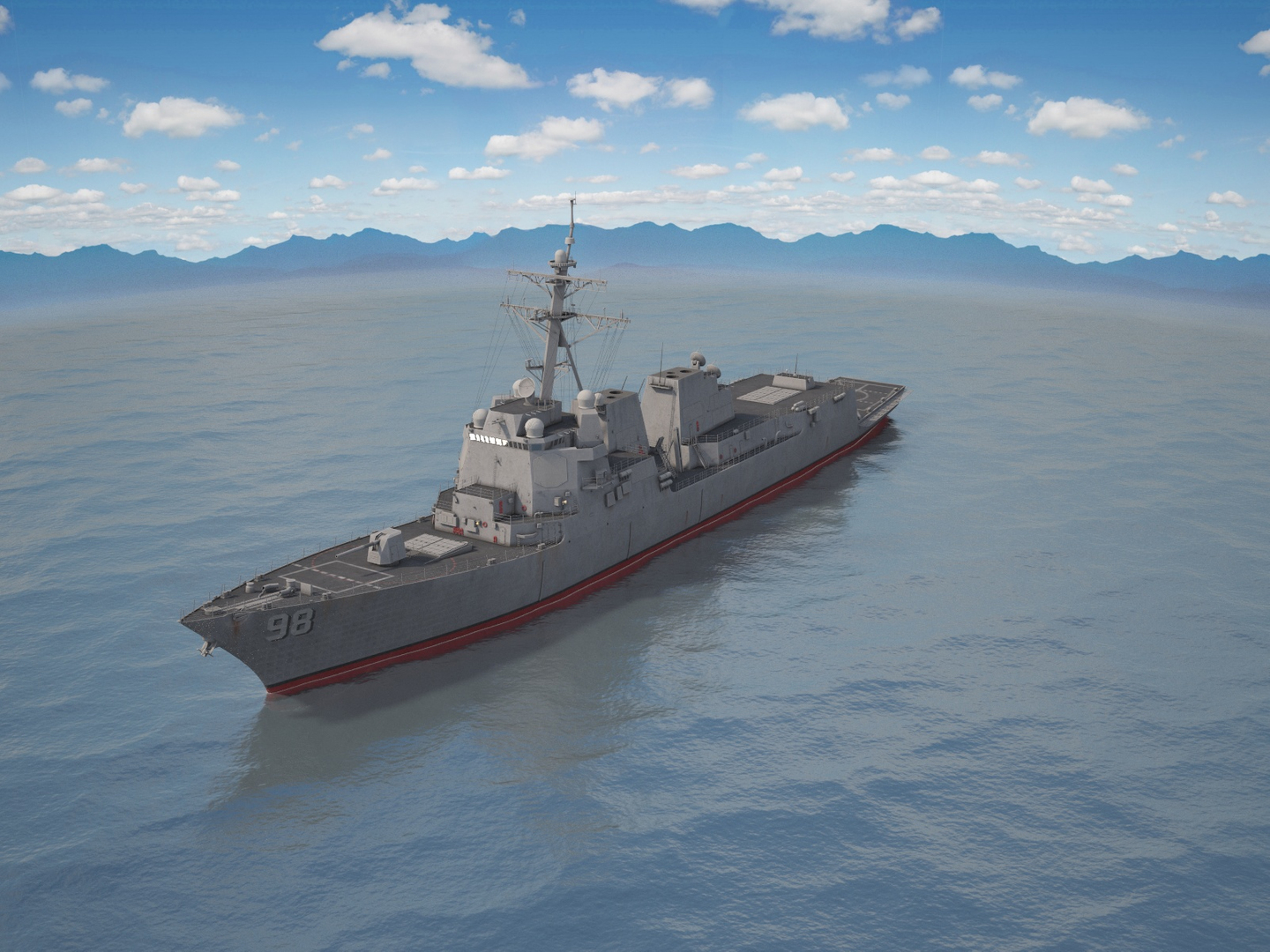 3d Model Uss Forrest Sherman
