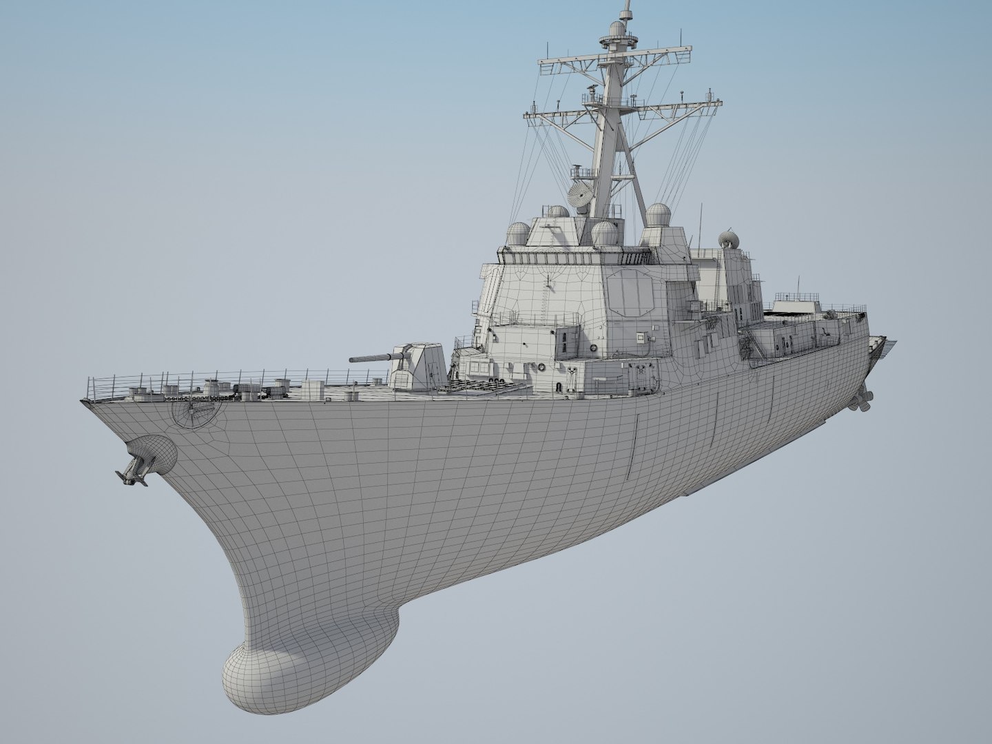 3d Model Uss Forrest Sherman