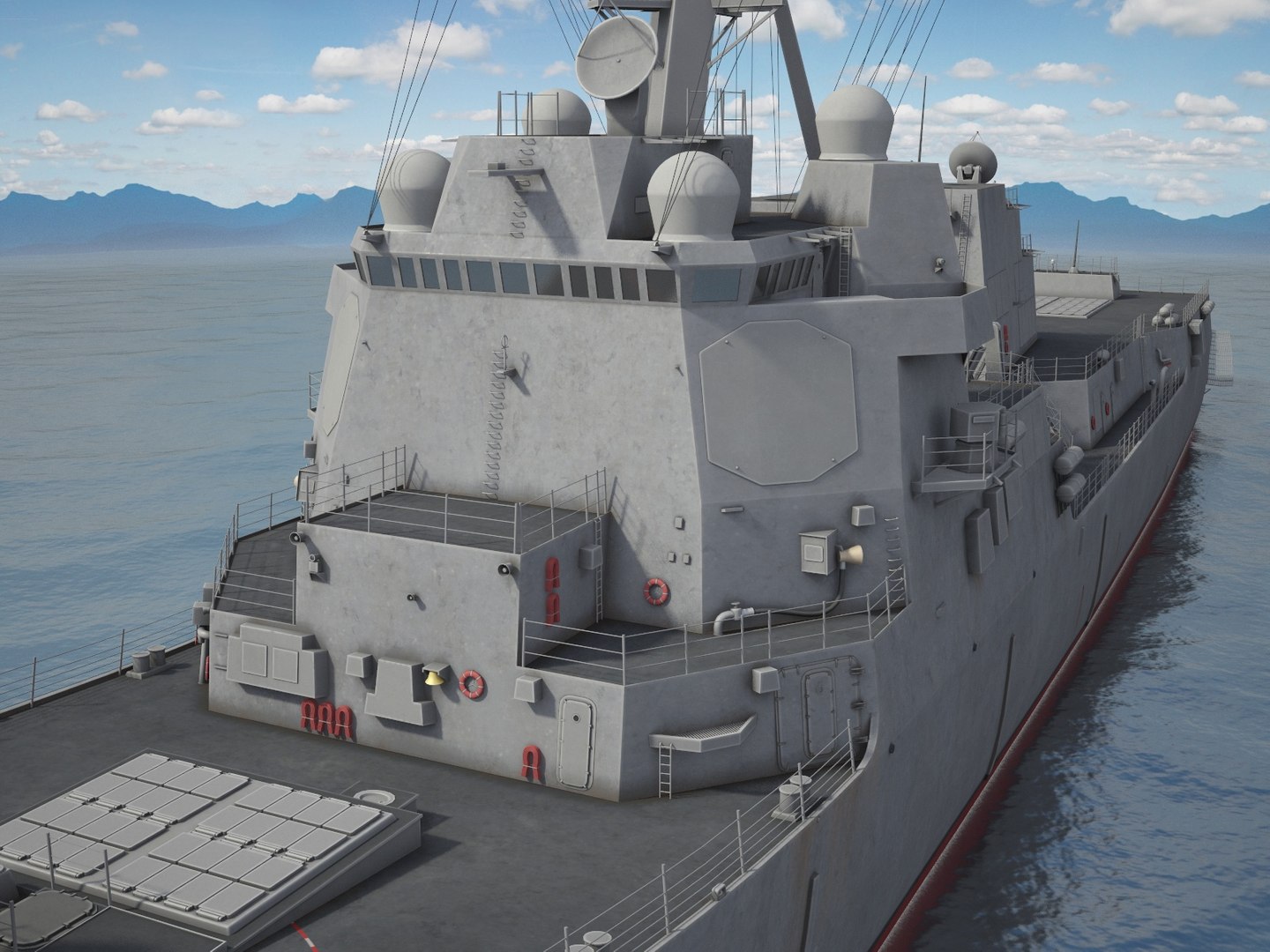 3d Model Uss Forrest Sherman