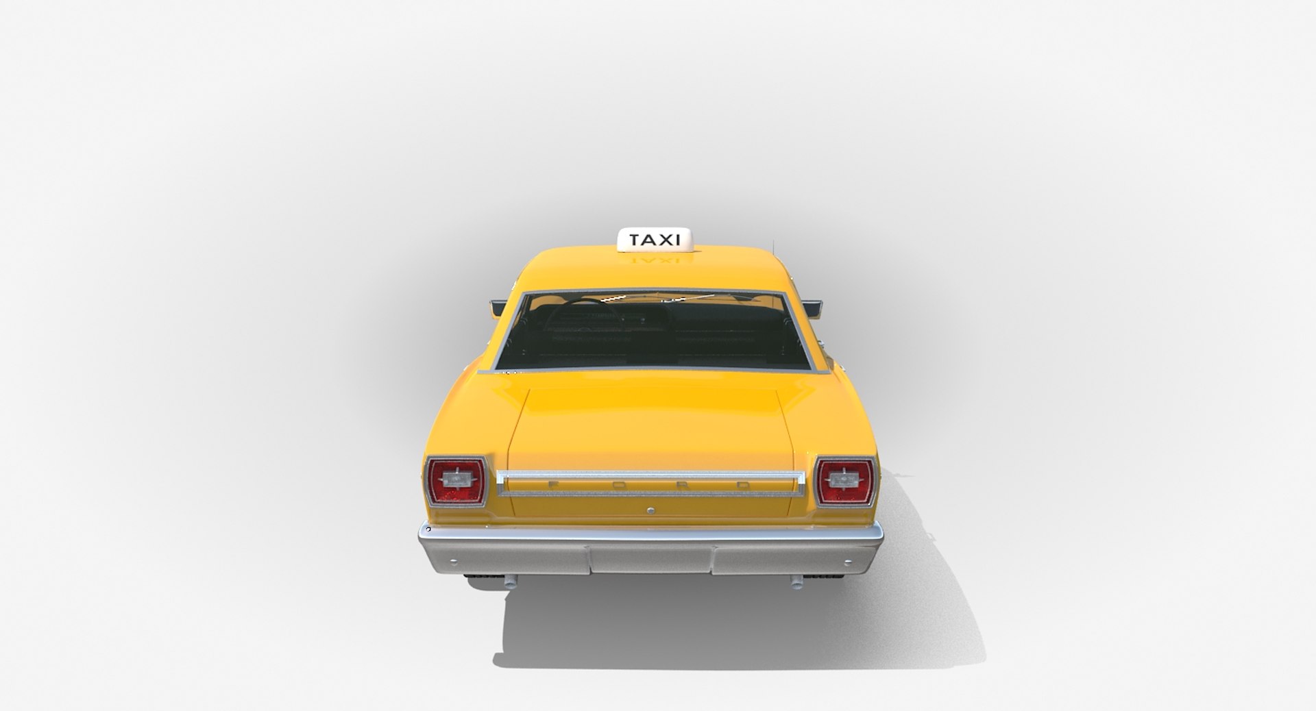 Galaxie 1966 Taxi 3D Model - TurboSquid 1261240