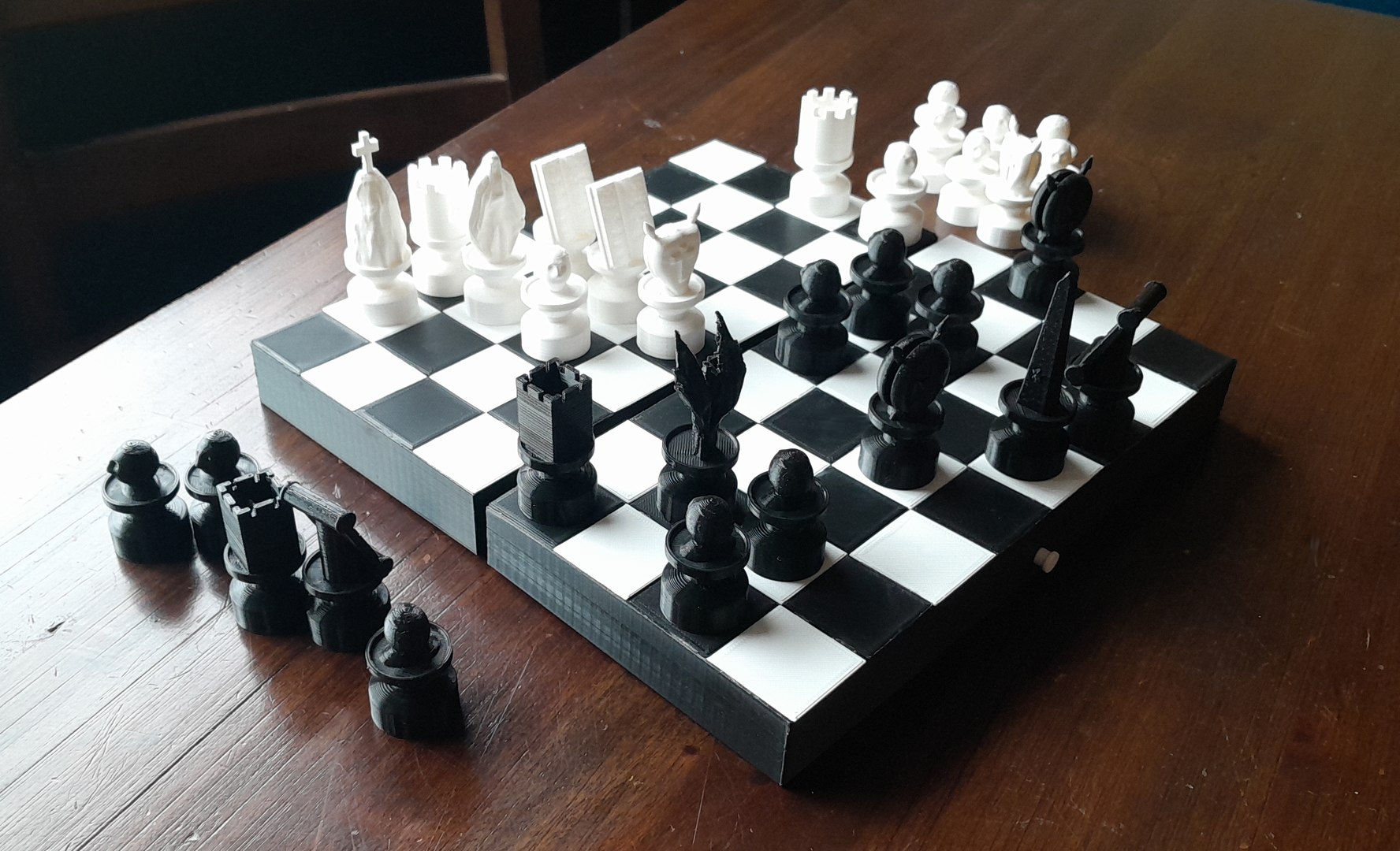 3D JudeoChristian Chess Board - TurboSquid 2308366