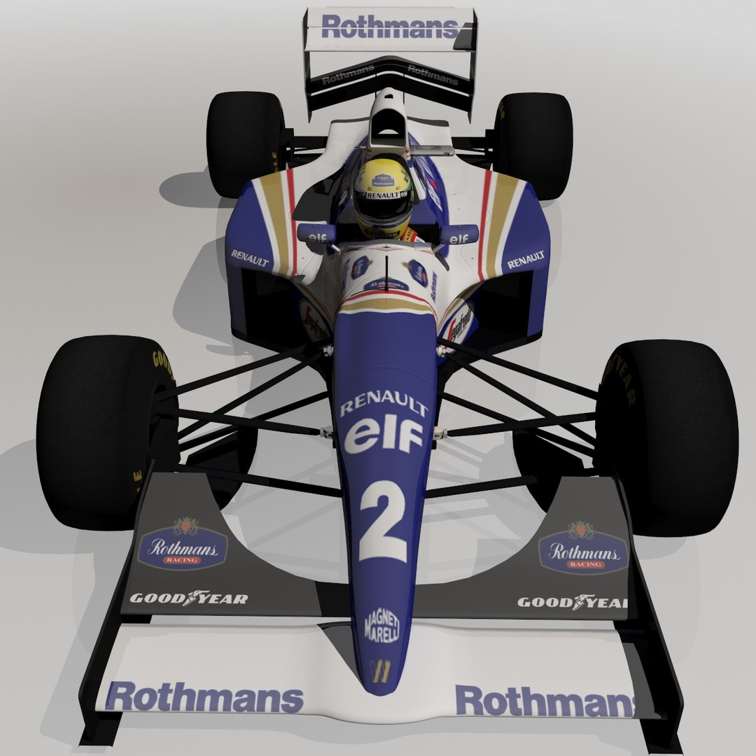 3ds Max Ayrton Senna Race Car