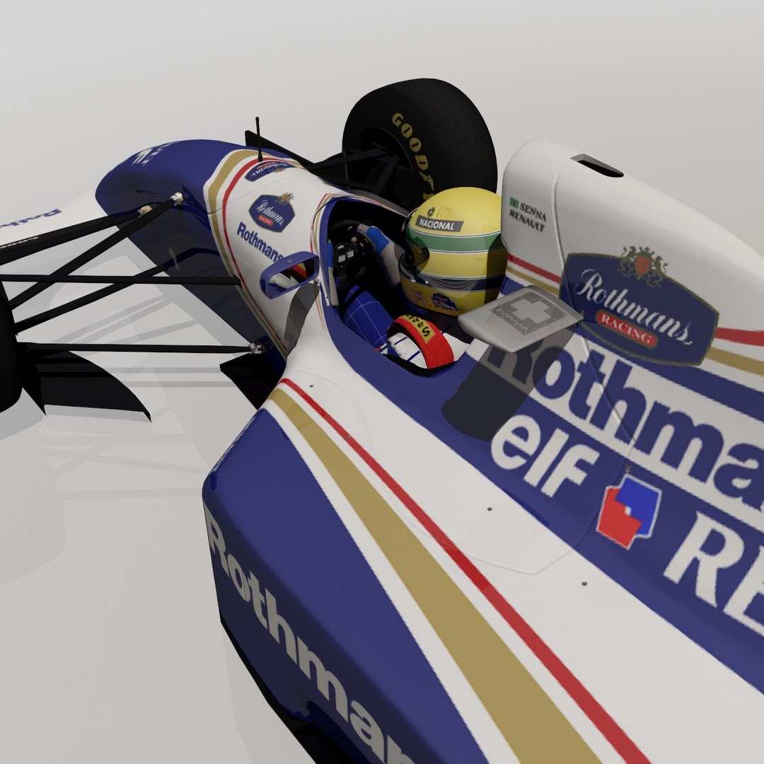 3ds Max Ayrton Senna Race Car