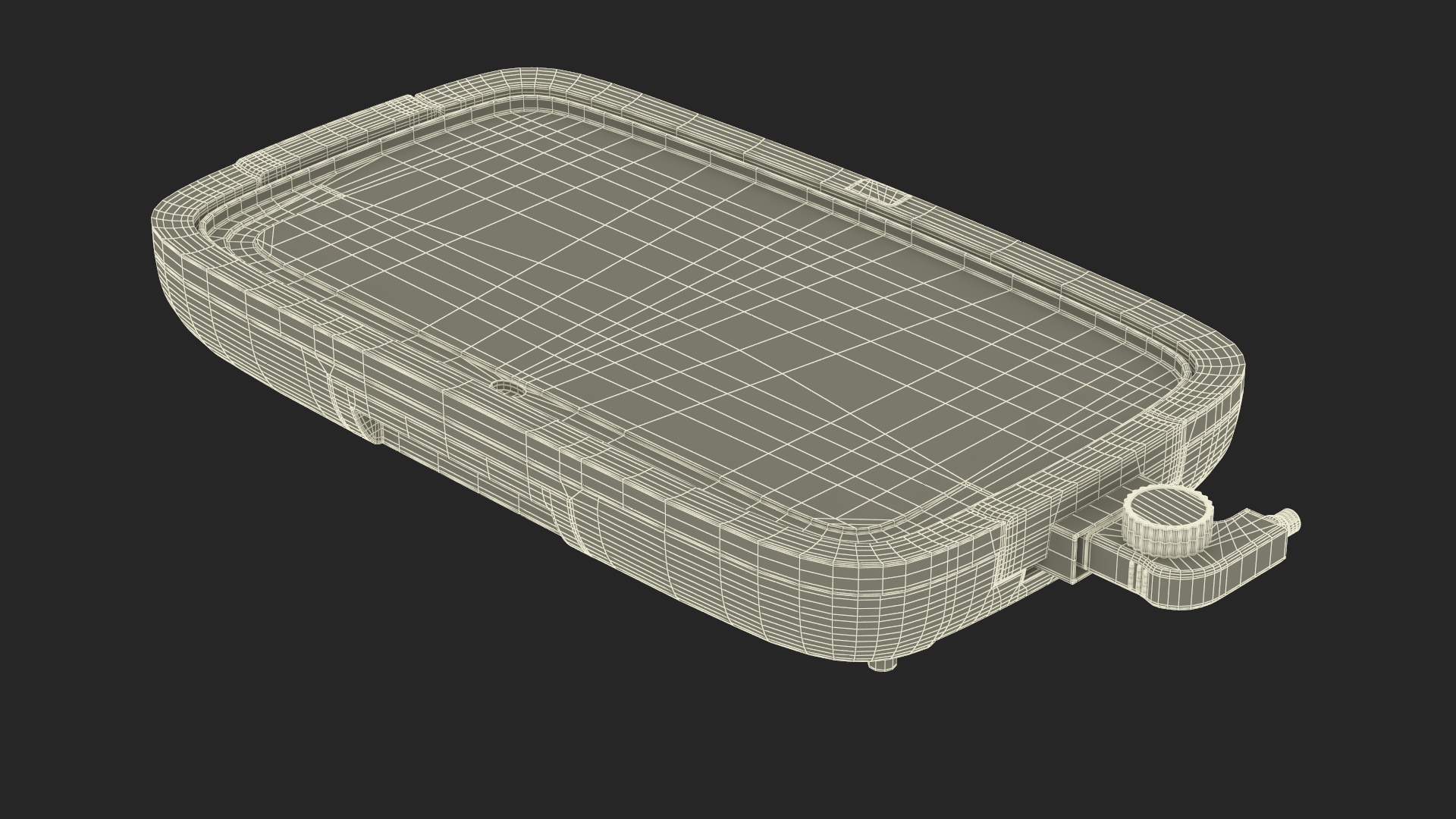 Electric Griddle 3D Model - TurboSquid 2194525