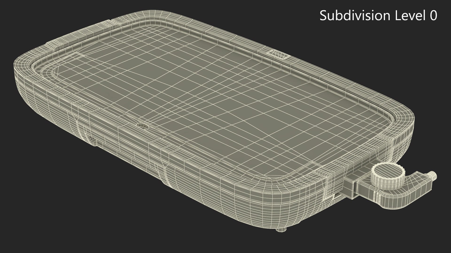 Electric Griddle 3D Model - TurboSquid 2194525