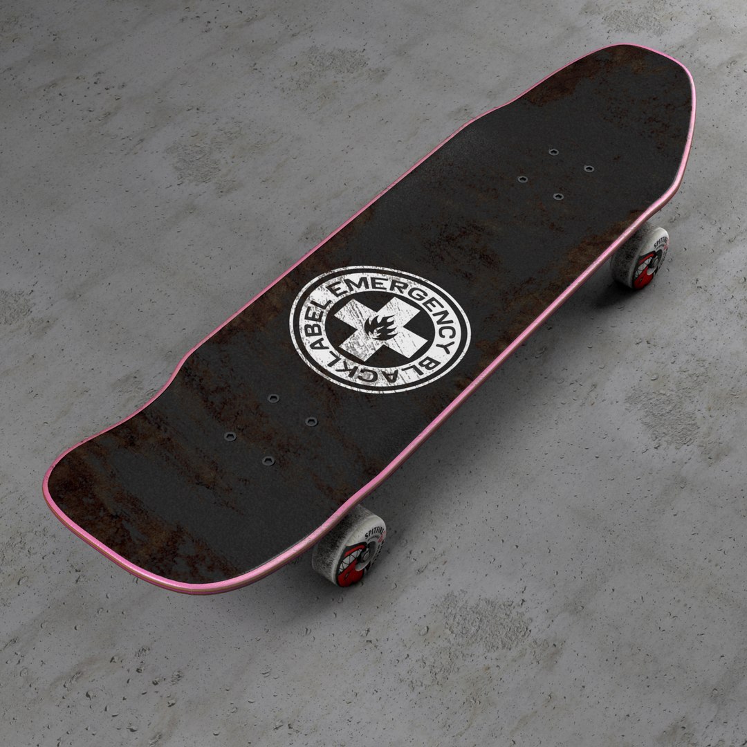 Hawaiian Pool Complete Skateboard 3d Max