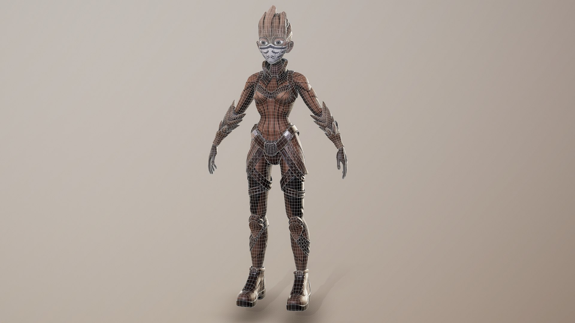 Stylized Female Forest Spirit 3D Model - TurboSquid 2212454