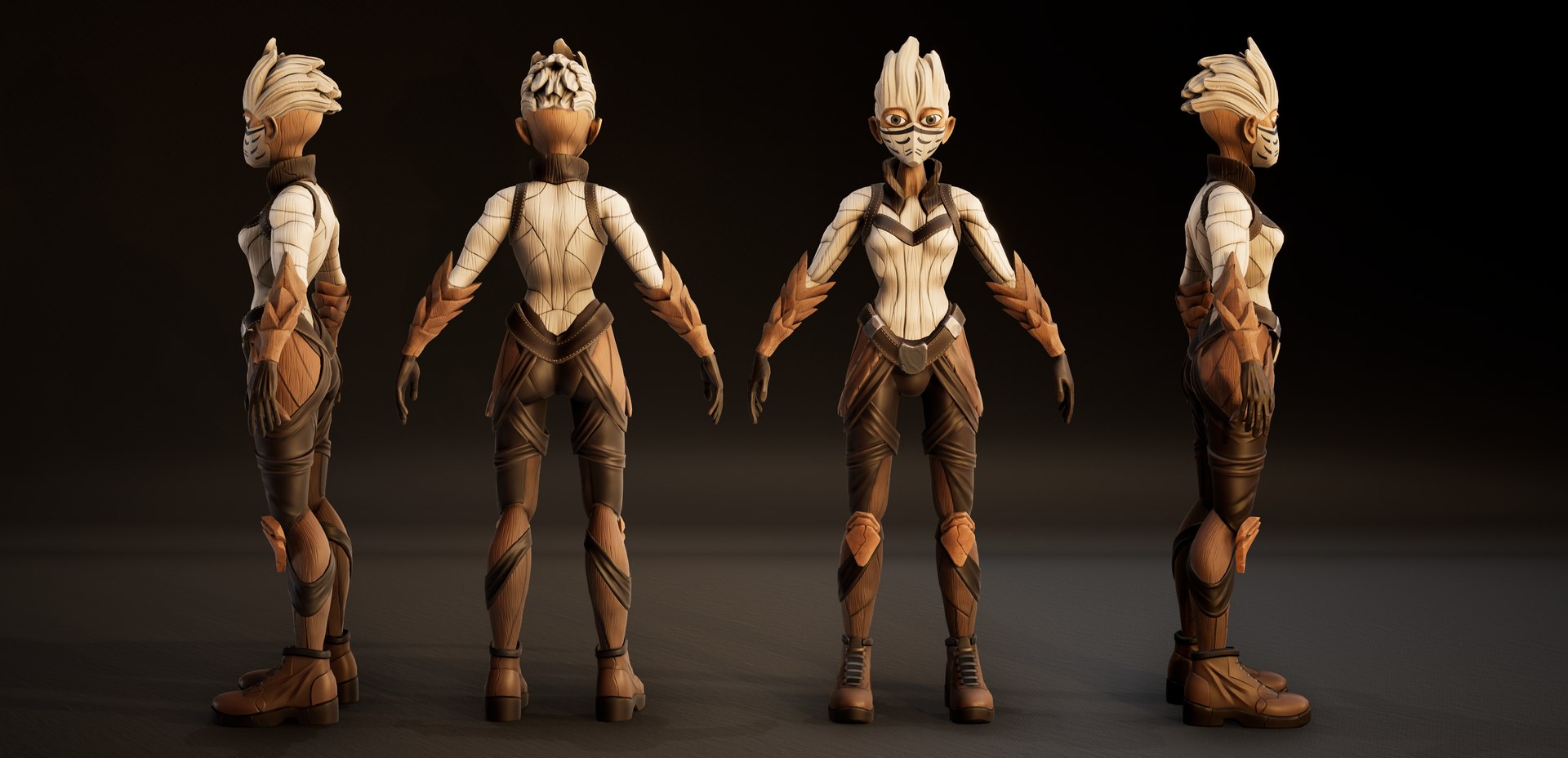 Stylized Female Forest Spirit 3D Model - TurboSquid 2212454
