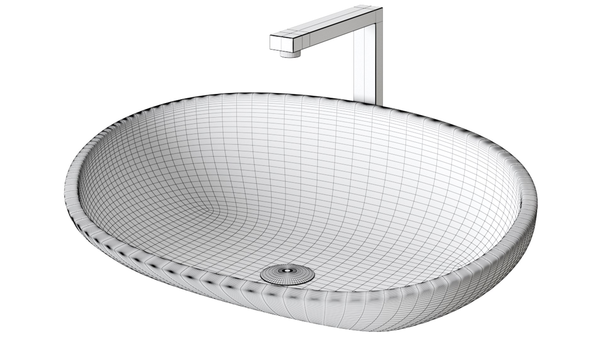 3D Kool Xl Fl By Glass Design Washbasin - TurboSquid 1880311