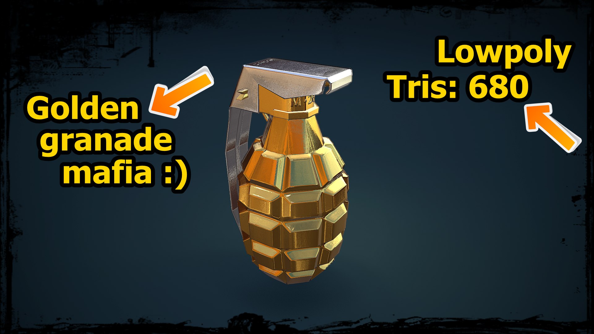 3d Granade Mk2 Model