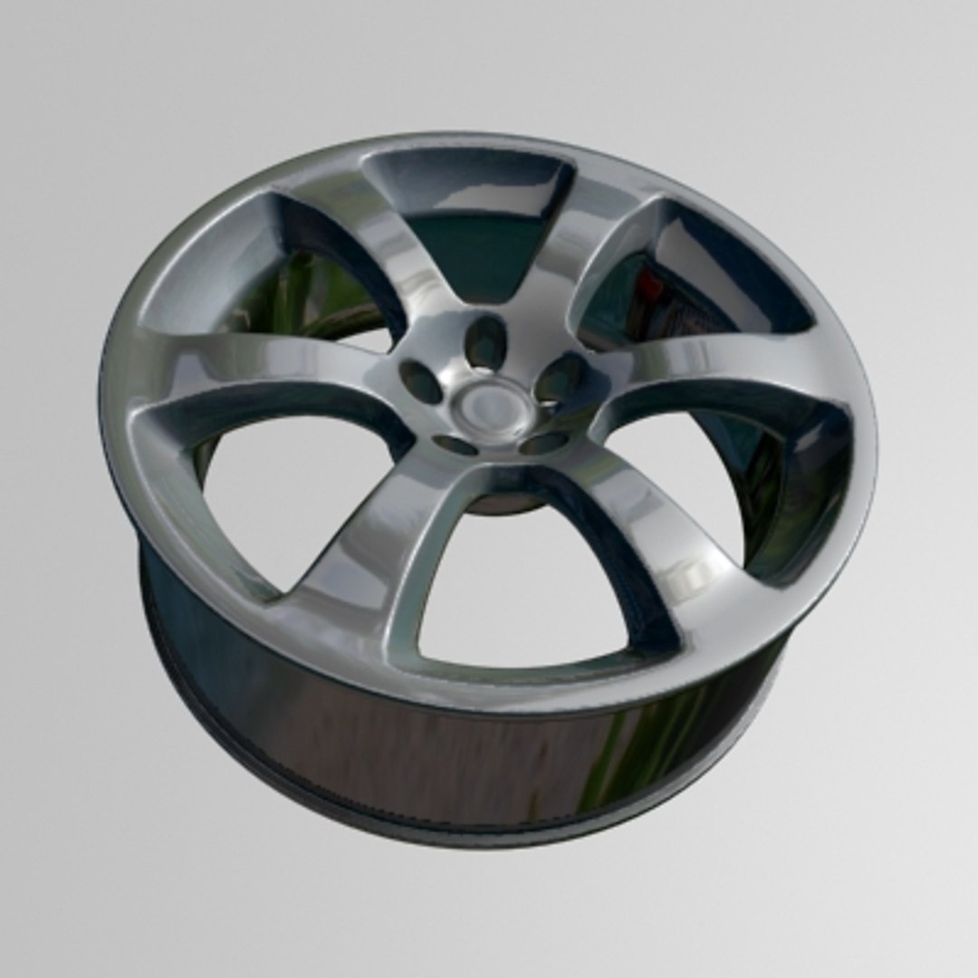 3ds max car rim wheel