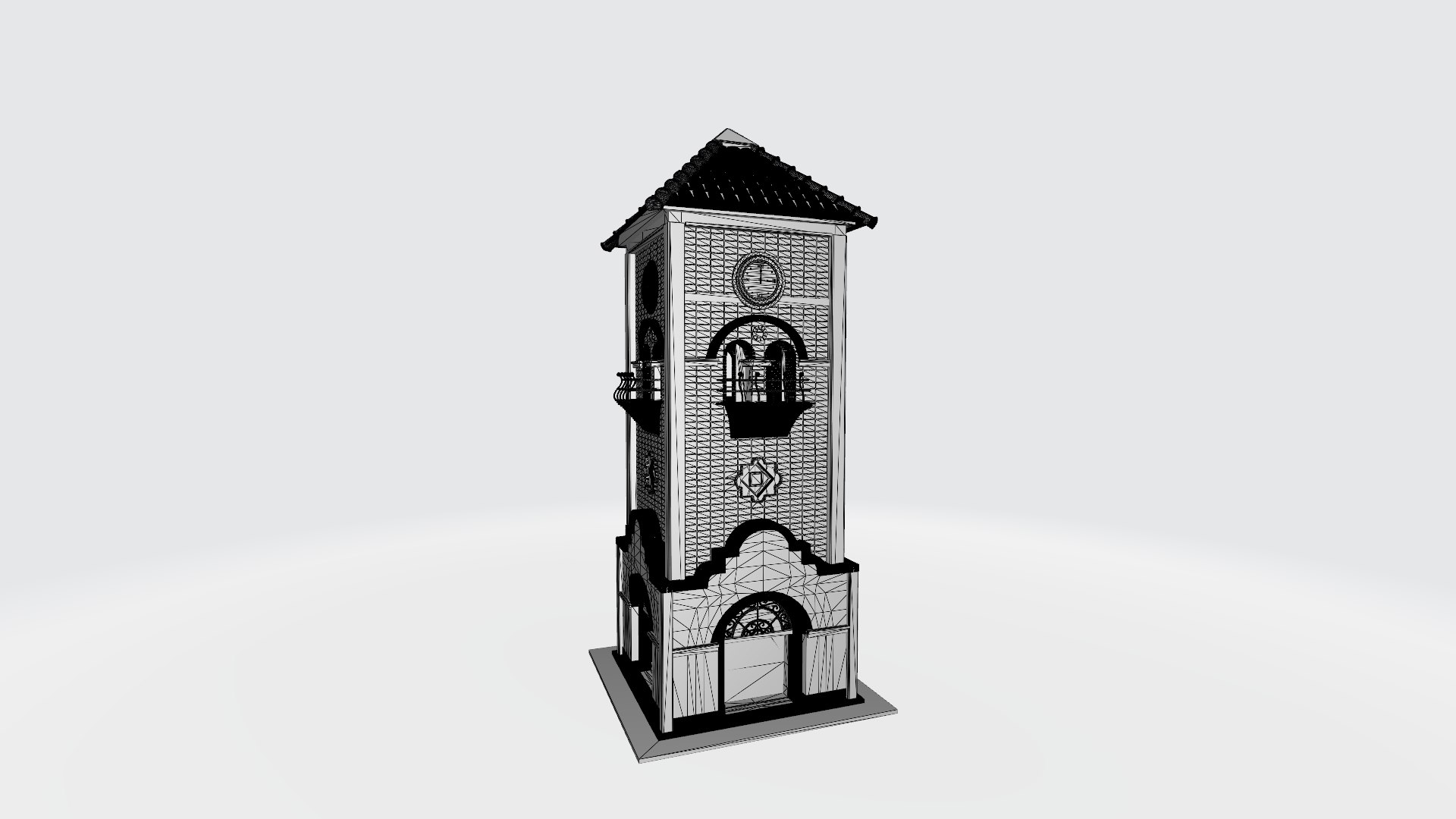 Clock Tower 3D Model - TurboSquid 1692801