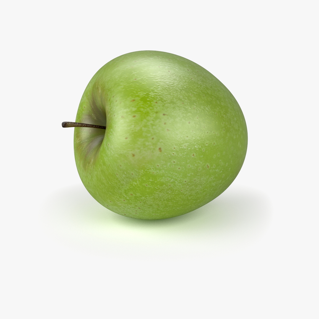 3d Realistic Apple Fruit Real Model