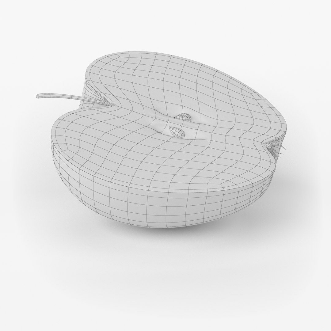3d Realistic Apple Fruit Real Model