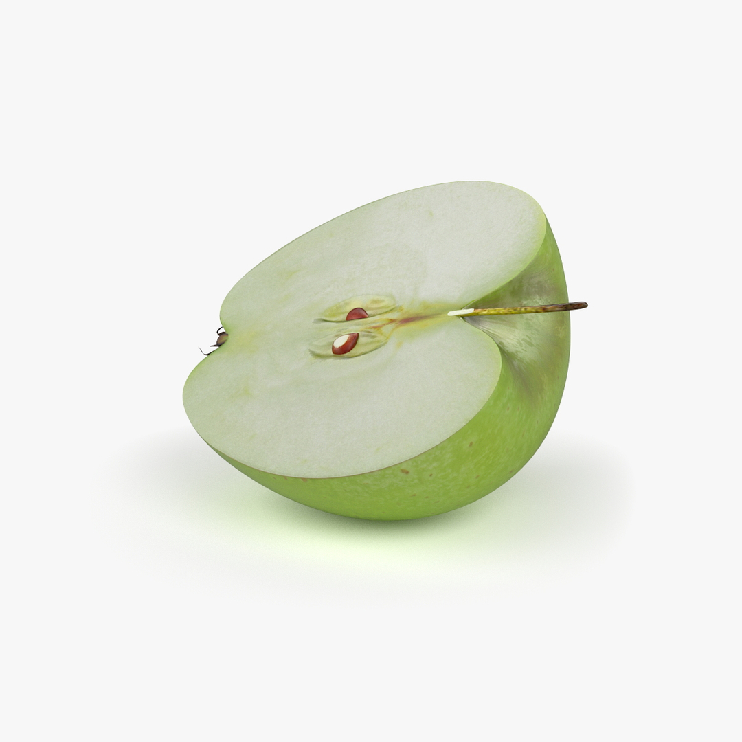 3d Realistic Apple Fruit Real Model