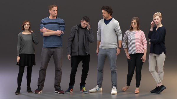 被操纵的People SixPack 0023D模型 - TurboSquid 1431937