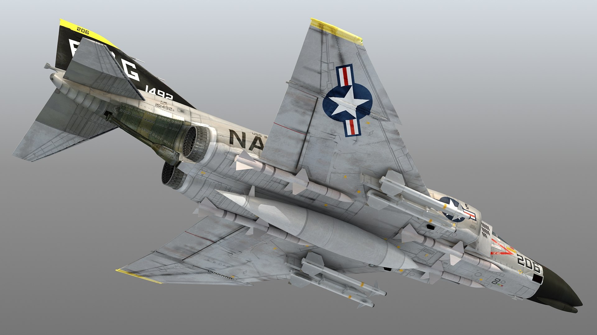 F4 BN Phantom II Jolly Rogers VF-84 Model - TurboSquid 1779082